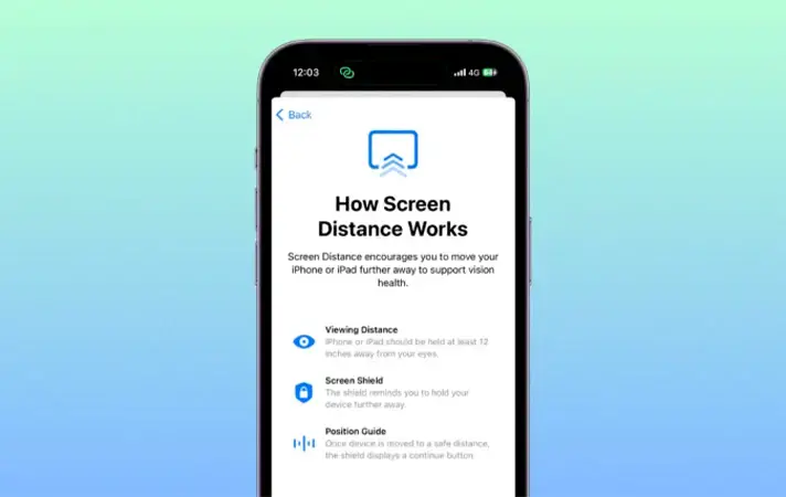 Как работает новая функция Screen Distance от Apple?